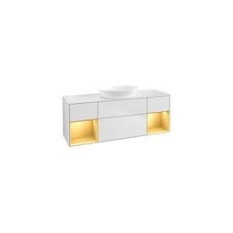 Villeroy & Boch V&B Waschtischunterschrank Finion 160cm, Pl w m, Reg gol m Lac, wh. m Lac ; Villeroy & Boch (FD01HFMT)