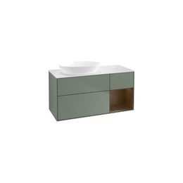 Villeroy & Boch V&B Waschtischunterschrank Finion 120cm, Pl wh. m, Reg wal ven, Oli. m Lac ; Villeroy & Boch (FA51GNGM)