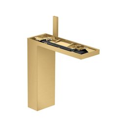Hansgrohe Waschtisch-Einhebelmischer 230 Axor MyEdition A 196mm, m Pus-Op-Abl, o Pl, b gol opt (47022250)