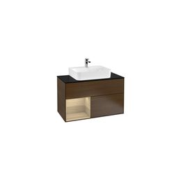 Villeroy & Boch V&B Waschtischunterschrank Wandbeleuchtung Finion 100, Pl bla m, Reg li Oa ven, wal ven ; Villeroy & Boch (G112PCGN)