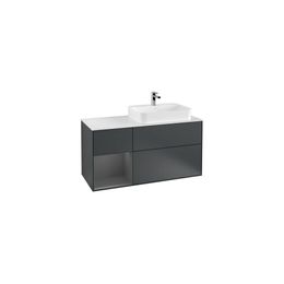 Villeroy & Boch V&B Waschtischunterschrank Finion 120cm, Pl w m, Rg l A m, md bl. m Lac ; Villeroy & Boch (F391GKHG)