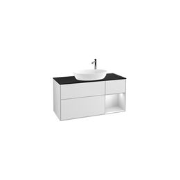 Villeroy & Boch V&B Waschtischunterschrank Finion 120cm, Pl b m, Reg wh. m Lac, wh. m Lac ; Villeroy & Boch (F952MTMT)