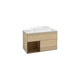 Villeroy & Boch V&B Waschtischunterschrank Wandbeleuchtung Finion 100, Pl wh. m, Reg li wal ven, Oa ven ; Villeroy & Boch (G241GNPC)
