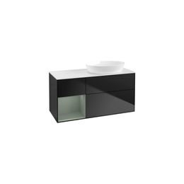 Villeroy & Boch V&B Waschtischunterschrank Finion 120cm, Pl w m, Reg Oli. m Lac, bla m Lac ; Villeroy & Boch (FA41GMPD)