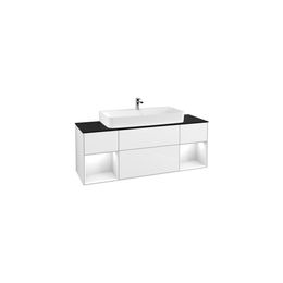 Villeroy & Boch V&B Waschtischunterschrank Wandbeleuchtung Finion 160cm, Pl b m, Rg g wh. Lac, glo wh. Lac ; Villeroy & Boch (G212GFGF)
