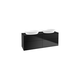 Villeroy & Boch V&B Waschtischunterschrank Finion 160x60cm, Abd.-Pl. bla m, bla m lacquer ; Villeroy & Boch (FA8200PD)