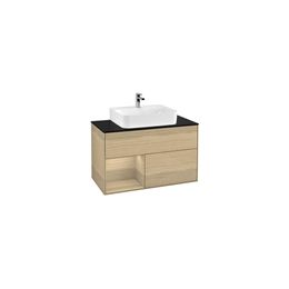 Villeroy & Boch V&B Waschtischunterschrank Wandbeleuchtung Finion 100, Pl bla m, Reg li Oa ven, Oa ven ; Villeroy & Boch (G112PCPC)