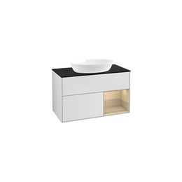Villeroy & Boch V&B Waschtischunterschrank Finion 100, Pl bla m, Reg Oa ven, wh. m Lac ; Villeroy & Boch (FA22PCMT)