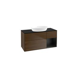 Villeroy & Boch V&B Waschtischunterschrank Finion 120cm, Pl bla m, Reg bla m Lac, wal ven ; Villeroy & Boch (FA72PDGN)