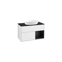 Villeroy & Boch V&B Waschtischunterschrank Finion 100, Pl b m, Reg bla m Lac, glo wh. Lac ; Villeroy & Boch (FA22PDGF)