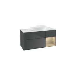Villeroy & Boch V&B Waschtischunterschrank Finion 120cm, Pl w m, Reg Oa ven, md bl. m Lac ; Villeroy & Boch (FA71PCHG)