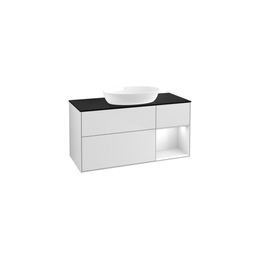Villeroy & Boch V&B Waschtischunterschrank Finion 120cm, Pl b m, Rg glo wh. Lac, wh. m Lac ; Villeroy & Boch (FA72GFMT)