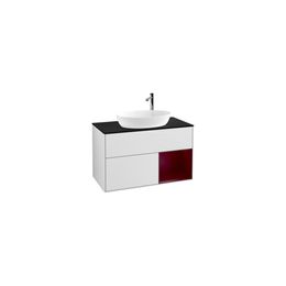Villeroy & Boch V&B Waschtischunterschrank Finion 100, Pl bla m, Reg Peo m Lac, wh. m Lac ; Villeroy & Boch (F902HBMT)