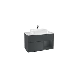 Villeroy & Boch V&B Waschtischunterschrank Finion 100, Pl w m, Rg r md b m La, md b m Lac ; Villeroy & Boch (F371HGHG)