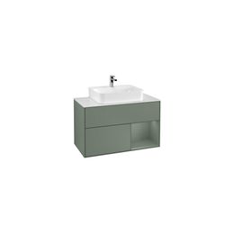 Villeroy & Boch V&B Waschtischunterschrank Wandbeleuchtung Finion 100, Pl w m, Rg r Oli. m Lac, Oli. m Lac ; Villeroy & Boch (G121GMGM)