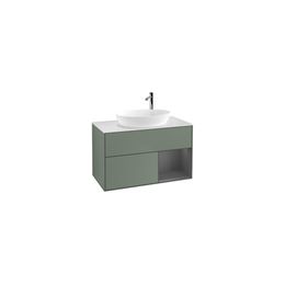 Villeroy & Boch V&B Waschtischunterschrank Finion 100, Pl w m, Rg A m Lac, Oli. m Lac ; Villeroy & Boch (F901GKGM)