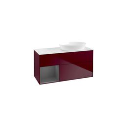 Villeroy & Boch V&B Waschtischunterschrank Finion 120cm, Pl w m, Reg Anthrac. m Lac, Peo m ; Villeroy & Boch (FA41GKHB)