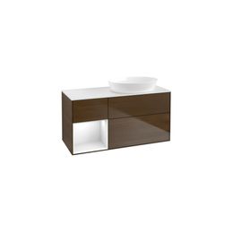Villeroy & Boch V&B Waschtischunterschrank Finion 120cm, Pl w m, Reg glo wh. Lac, wal ven ; Villeroy & Boch (FA41GFGN)