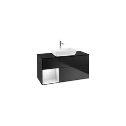 Villeroy & Boch V&B Waschtischunterschrank Finion 120cm, Pl b m, Reg wh. m Lac, bla m Lac ; Villeroy & Boch (F822MTPD)