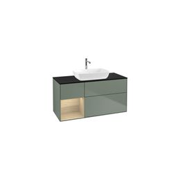 Villeroy & Boch V&B Waschtischunterschrank Finion 120cm, Pl bla m, Reg Oa ven, Oli. m Lac ; Villeroy & Boch (F822PCGM)