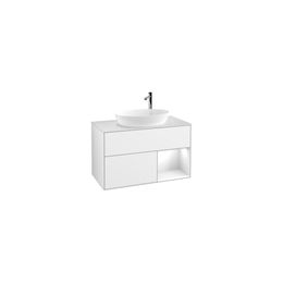 Villeroy & Boch V&B Waschtischunterschrank Finion 100, Pl w m, Rg glo wh. Lac, glo wh. Lac ; Villeroy & Boch (F901GFGF)