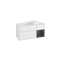 Villeroy & Boch V&B Waschtischunterschrank Finion 120cm, Pl w m, Reg md m Lac, glo wh. Lac ; Villeroy & Boch (FA71HGGF)