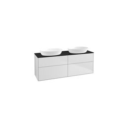 Villeroy & Boch V&B Waschtischunterschrank Finion 160x60cm, Abd.-Pl. bla m, wh. m lacquer ; Villeroy & Boch (FA8200MT)