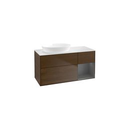 Villeroy & Boch V&B Waschtischunterschrank Finion 120cm, Pl w m, Rg A m Lac, wal ven ; Villeroy & Boch (FA51GKGN)