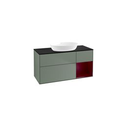 Villeroy & Boch V&B Waschtischunterschrank Finion 120cm, Pl b m, Reg Peo m Lac, Oli. m Lac ; Villeroy & Boch (FA72HBGM)