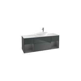 Villeroy & Boch V&B Waschtischunterschrank Finion 160cm, Pl w m, Rg A m Lac, md bl. m Lac ; Villeroy & Boch (F981GKHG)