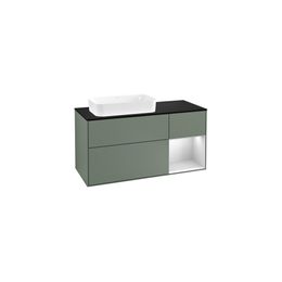 Villeroy & Boch V&B Waschtischunterschrank Wandbeleuchtung Finion 120cm, Pl b m, Rg r w m Lac, Oli. m Lac ; Villeroy & Boch (G282MTGM)