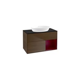 Villeroy & Boch V&B Waschtischunterschrank Finion 100, Pl bla m, Reg Peo m Lac, wal ven ; Villeroy & Boch (FA22HBGN)