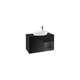 Villeroy & Boch V&B Waschtischunterschrank Finion 100, Pl bla m, Reg md m Lac, bla m Lac ; Villeroy & Boch (F902HGPD)