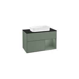 Villeroy & Boch V&B Waschtischunterschrank Wandbeleuchtung Finion 100, Pl b m, Rg r Oli. m Lac, Oli. m Lac ; Villeroy & Boch (G252GMGM)