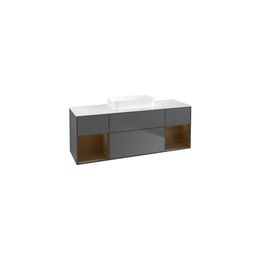 Villeroy & Boch V&B Waschtischunterschrank Finion 160x60,3x50,1cm, Reg wal ven, Anthrac. m ; Villeroy & Boch (F741GNGK)