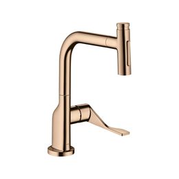 Hansgrohe SPT 230 Se 2jet Axor Citterio m Ausziehbr. und sBox, polished red gold (39862300)