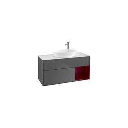Villeroy & Boch V&B Waschtischunterschrank Finion 120cm, Pl w m, Reg Peo m Lac, Anthrac. m ; Villeroy & Boch (F951HBGK)