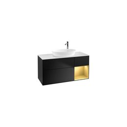 Villeroy & Boch V&B Waschtischunterschrank Finion 120cm, Pl w m, Reg gol m Lac, bla m Lac ; Villeroy & Boch (F951HFPD)