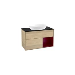 Villeroy & Boch V&B Waschtischunterschrank Finion 100, Pl bla m, Reg Peo m Lac, Oa ven ; Villeroy & Boch (FA22HBPC)