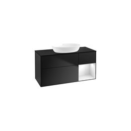 Villeroy & Boch V&B Waschtischunterschrank Finion 120cm, Pl b m, Rg glo wh. Lac, bla m Lac ; Villeroy & Boch (FA72GFPD)