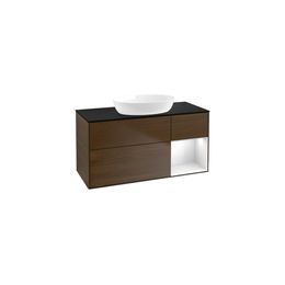 Villeroy & Boch V&B Waschtischunterschrank Finion 120cm, Pl b m, Reg glo wh. Lac, wal ven ; Villeroy & Boch (FA72GFGN)