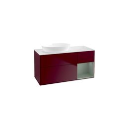 Villeroy & Boch V&B Waschtischunterschrank Finion 120cm, Pl wh. m, Reg Oli. m Lac, Peo m ; Villeroy & Boch (FA51GMHB)