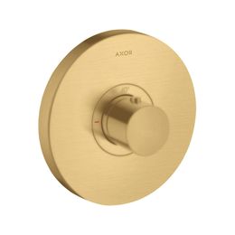 Hansgrohe Fertigset ShowerSelect HF UP-Thermostat, rund, brushed gold optic (36721250)