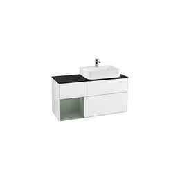Villeroy & Boch V&B Waschtischunterschrank Wandbeleuchtung Finion 120cm, Pl b m, Rg l Ol m La, glo wh. Lac ; Villeroy & Boch (G142GMGF)