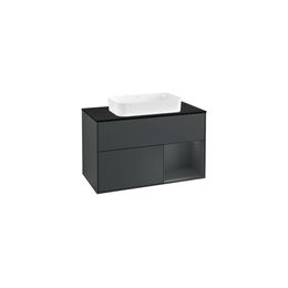 Villeroy & Boch V&B Waschtischunterschrank Abdeckplatte bla m Finion 100x60,3cm, Rg r md b m La, md bl. m Lac ; Villeroy & Boch (F252HGHG)