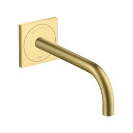 Hansgrohe Elektronischer Waschtischmischer Axor Uno UP, Ausladung 225mm, brushed brass (38120950)