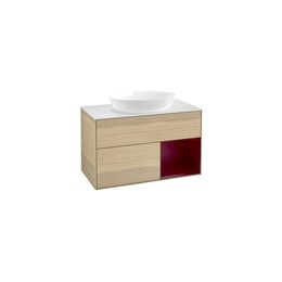 Villeroy & Boch V&B Waschtischunterschrank Finion 100, Pl wh. m, Reg Peo m Lac, Oa ven ; Villeroy & Boch (FA21HBPC)