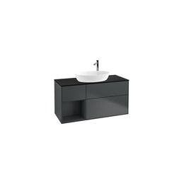 Villeroy & Boch V&B Waschtischunterschrank Finion 120cm, Pl b m, Rg md m Lac, md bl. m Lac ; Villeroy & Boch (F942HGHG)
