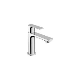 Hansgrohe Waschtisch-Einhebelmischer Rebris E 110 mit Zugstangen-Ablaufgarnitur, chrom (72557000)