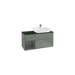 Villeroy & Boch V&B Waschtischunterschrank Wandbeleuchtung Finion 120cm, Pl b m, Rg l A m, Oli. m Lac ; Villeroy & Boch (G142GKGM)